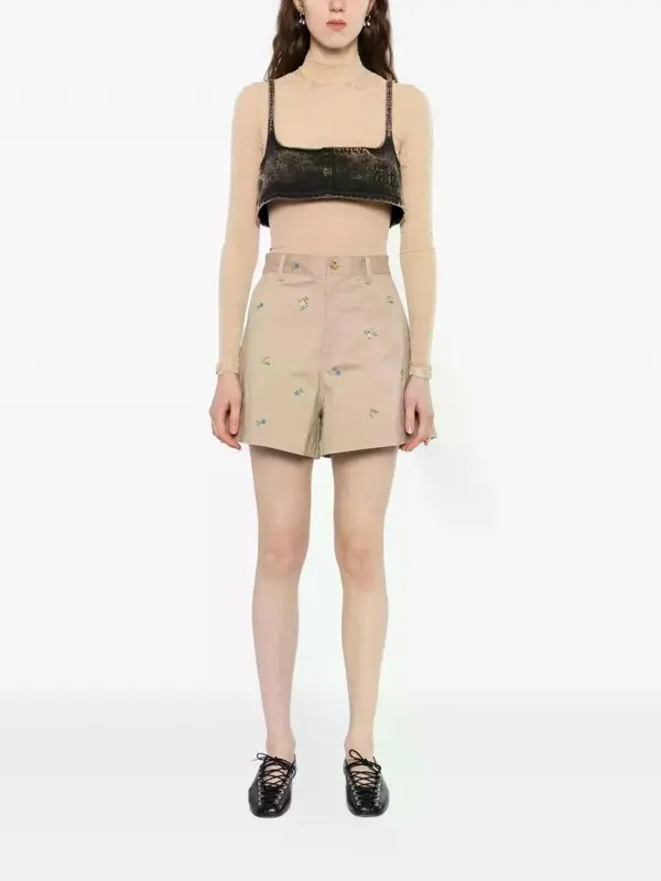 JNBY Floral-embroidered Shorts