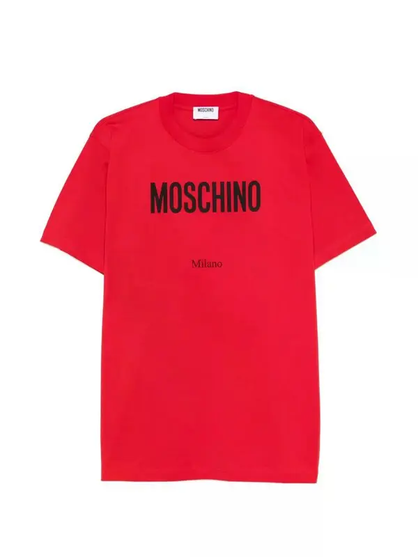 Moschino Printed Organic Cotton Jersey T-shirt