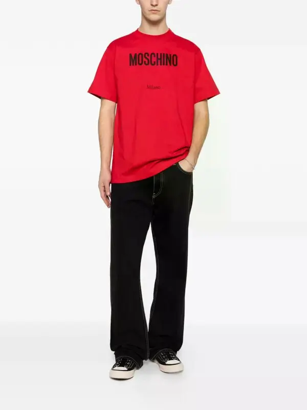 Moschino Printed Organic Cotton Jersey T-shirt