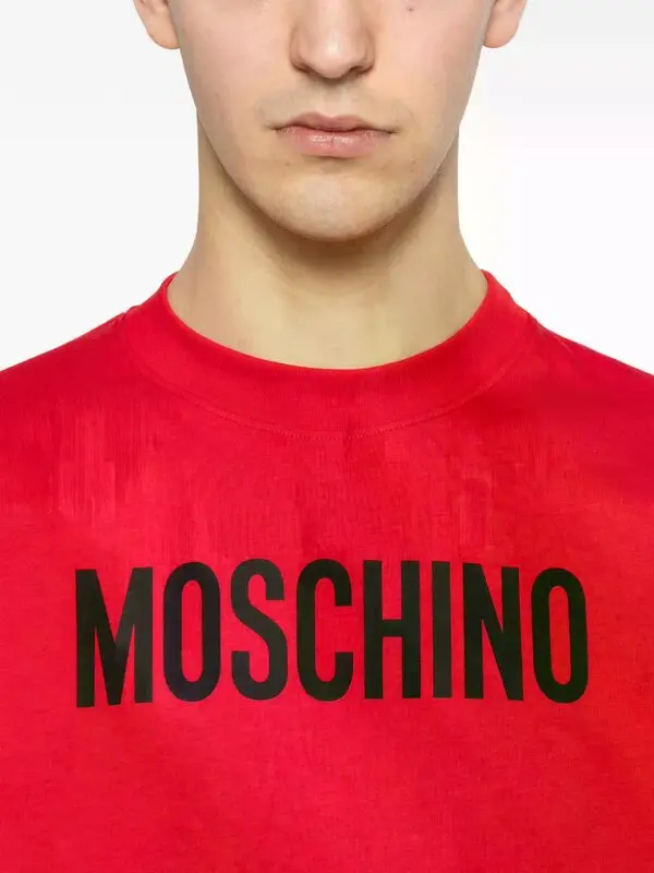 Moschino Printed Organic Cotton Jersey T-shirt