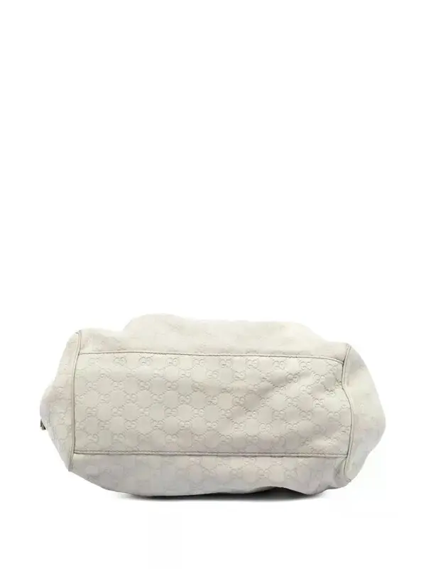 Gucci Ssima Sukey Satchel - White