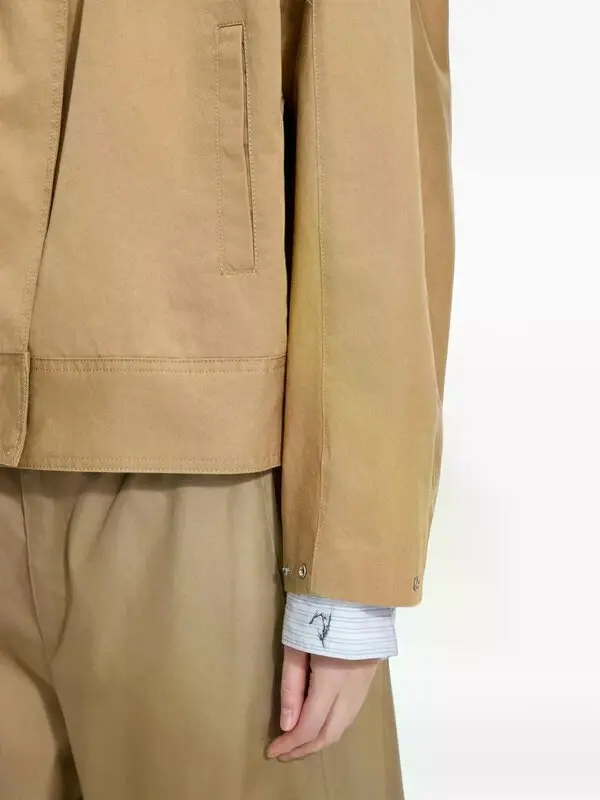 JNBY Stand-collar Twill Jacket - Neutrals