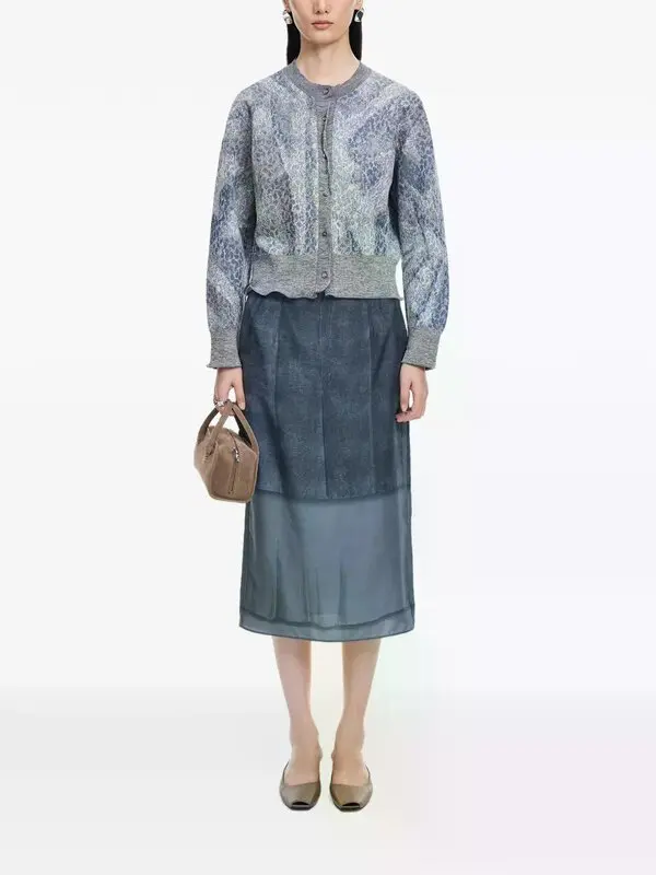 JNBY Floral Cardigan - Grey