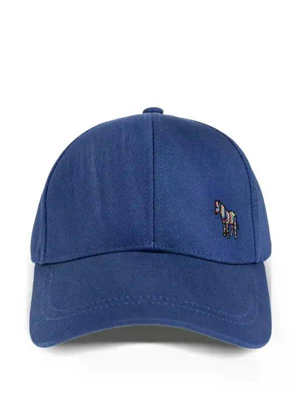 Paul Smith Zebra-embroidered Baseball Cap - Blue