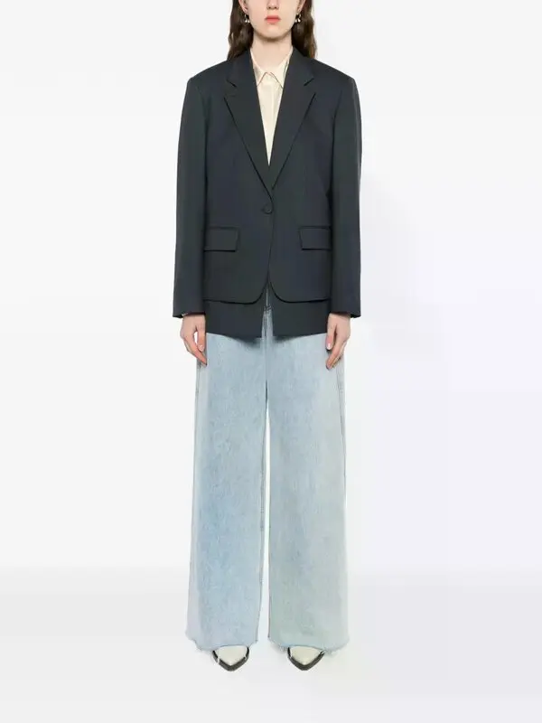 LESS Loose V-cut Lapels Blazer