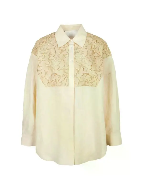 LESS Patchwork Shirt - Neutrals