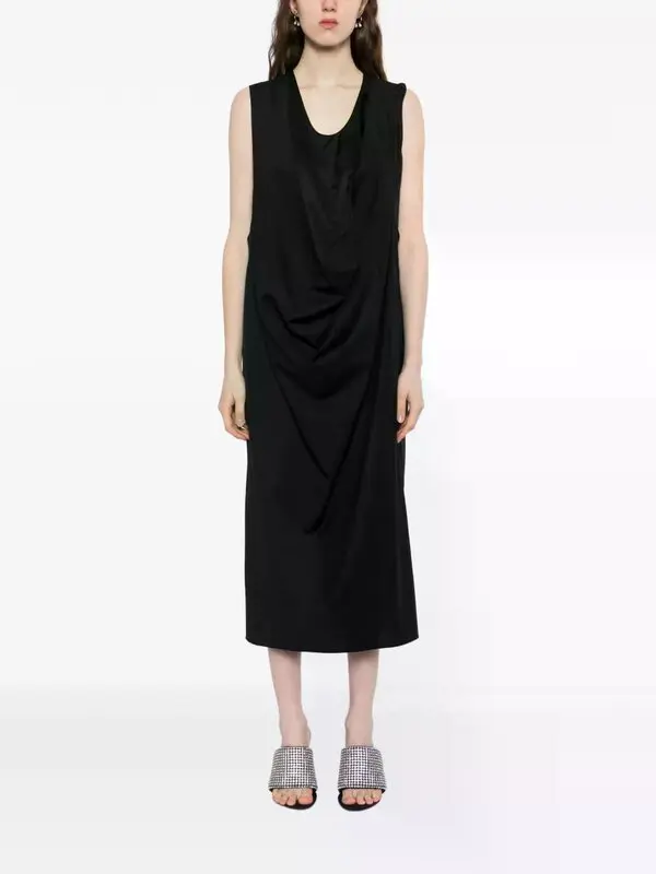 LESS Sleeveless Midi Dress