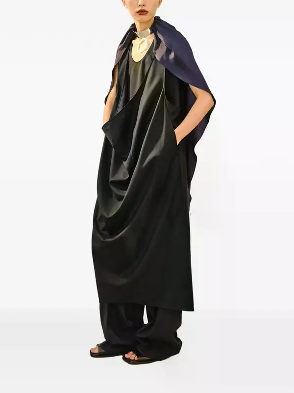 LESS Sleeveless Midi Dress - Black
