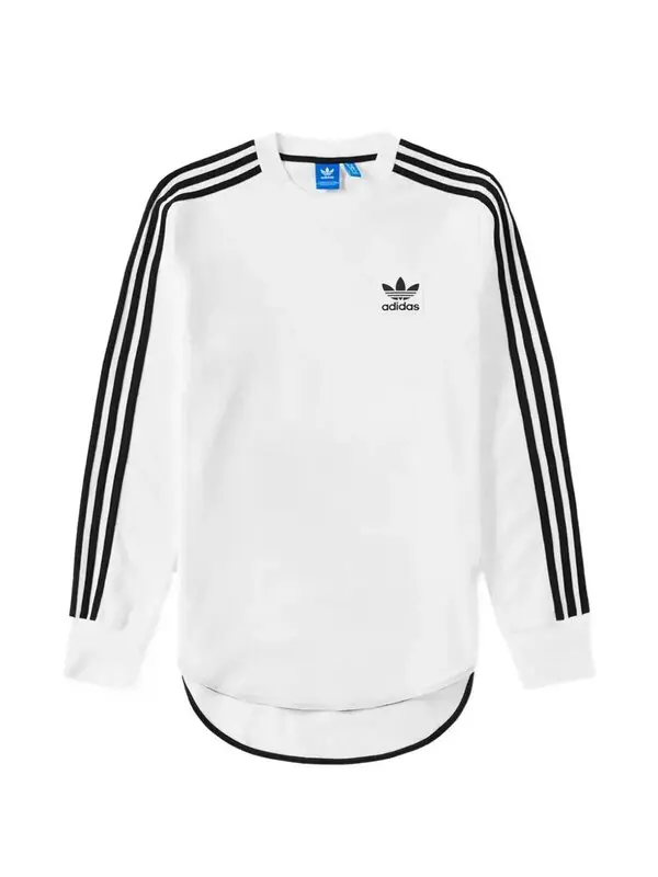 Adidas Waffle Thermal Sweatshirt With Logo - White