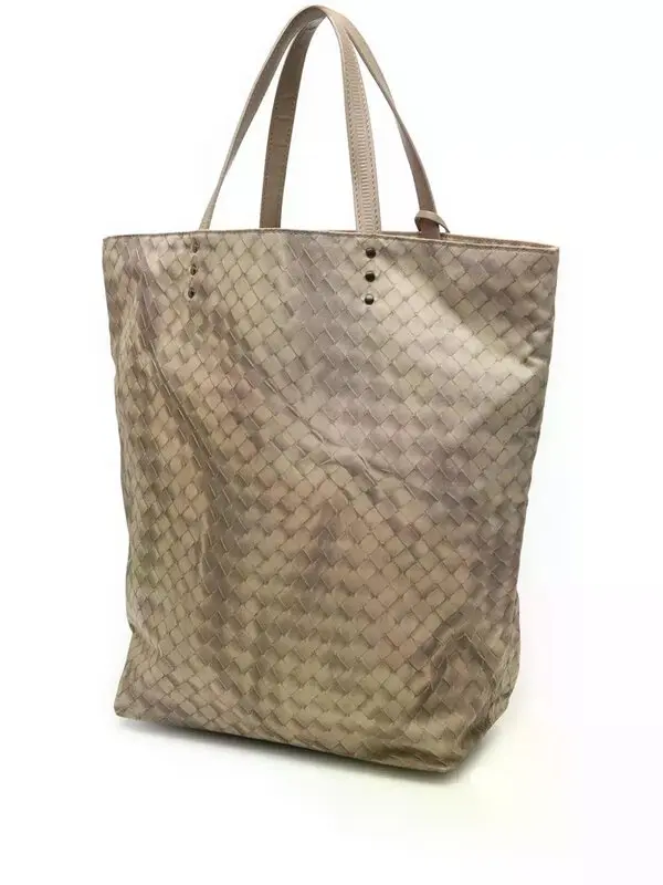 Bottega Veneta Nylon Intrecciolusion Tote Bag