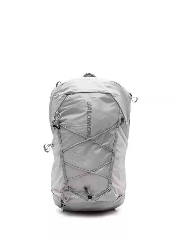 SALOMON Drawstring Logo-print Backpack - Grey