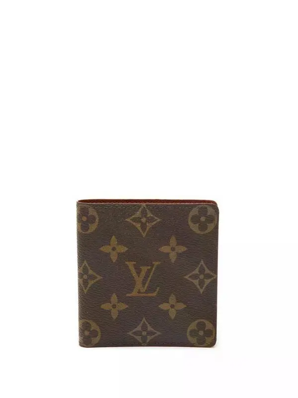 LOUIS VUITTON 1991 Monogram Bifold Wallet Small Wallets - Brown