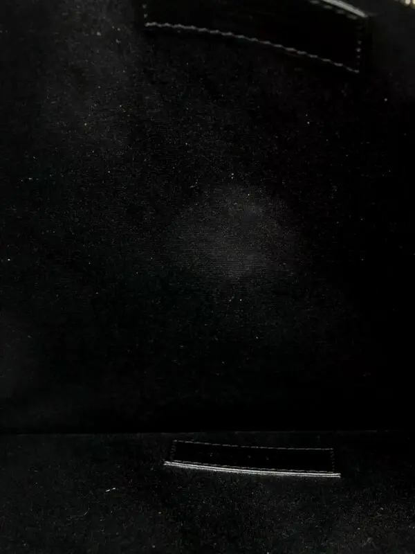 Saint Laurent 2020 Leather Zip Clutch - Black