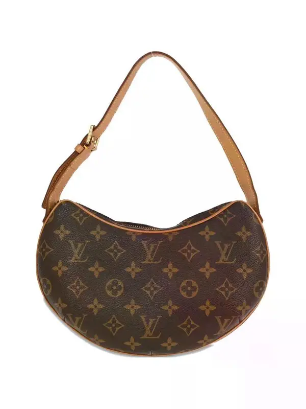 LOUIS VUITTON 2002 Pm Croissant Shoulder Bag - Brown