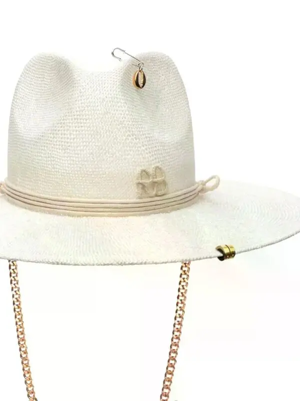Ruslan Baginskiy Chain-strap Fedora Hat