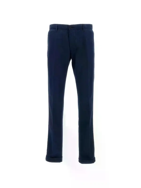 Incotex Cuffed Straight-leg Trousers