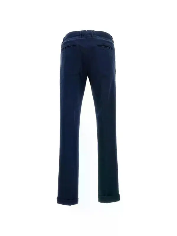 Incotex Cuffed Straight-leg Trousers