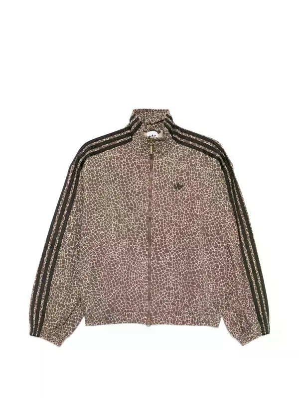 Adidas Animal Print Cropped Jacket