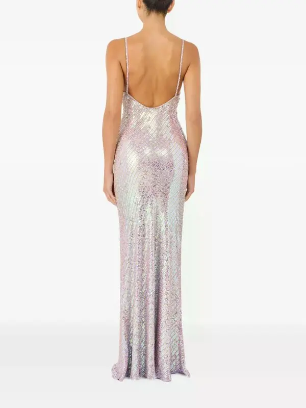 Jenny Packham Foxx Sequin Embellished Maxi Dress - Pink