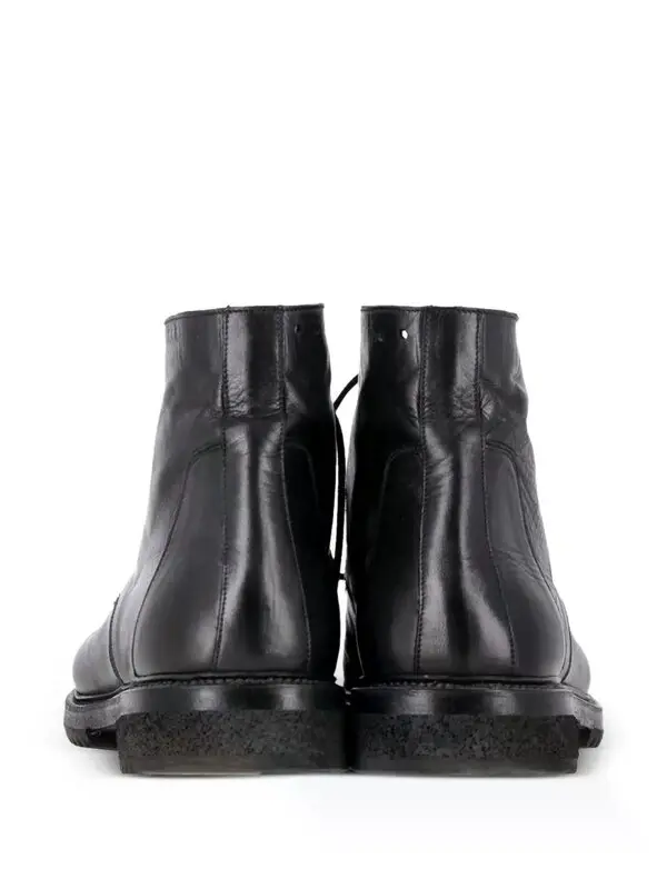 Rick Owens Leather Ankle Boots