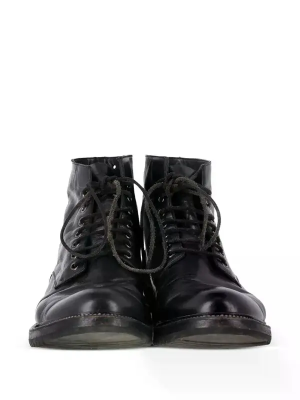 Rick Owens Leather Ankle Boots