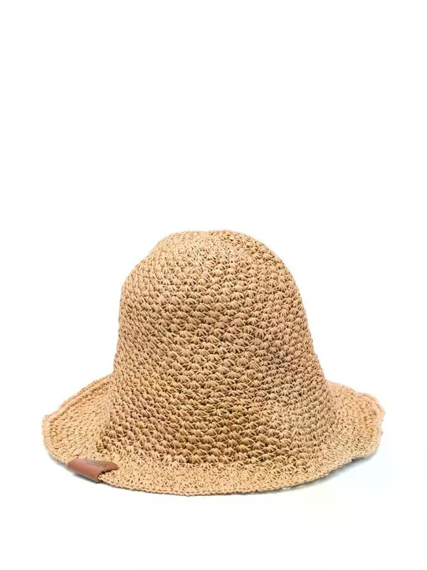 Ruslan Baginskiy Straw Bucket Hat - Neutrals