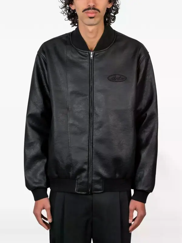 ARTE ANTWERP Logo-embossed Bomber Jacket