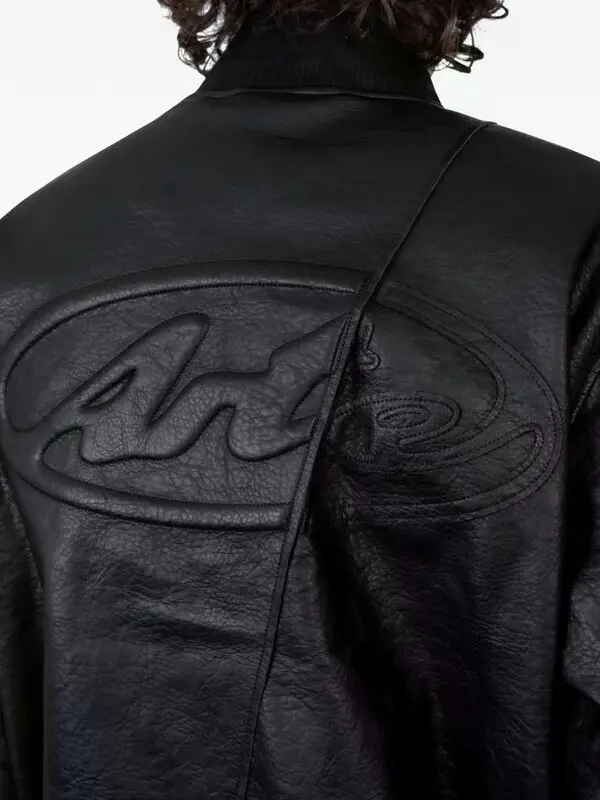 ARTE ANTWERP Logo-embossed Bomber Jacket