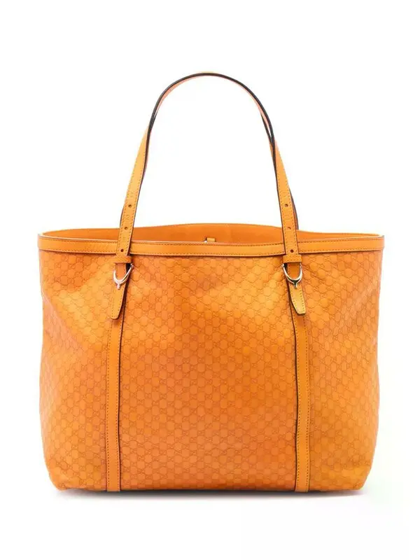 Gucci Microssima Nice Tote Bag - Orange