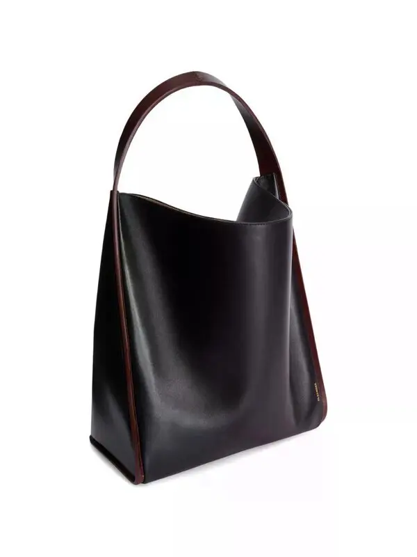 JIL SANDER Pivot Leather Shoulder Bag