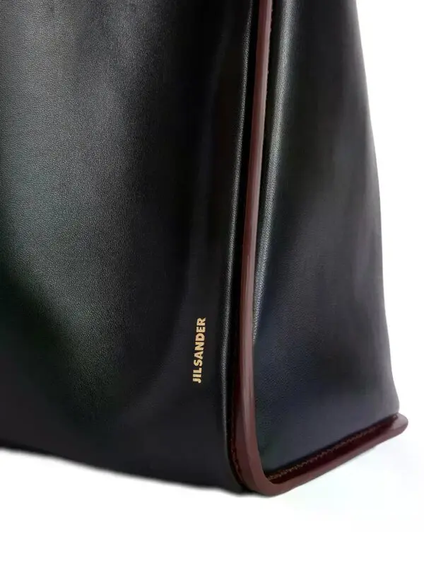 JIL SANDER Pivot Leather Shoulder Bag
