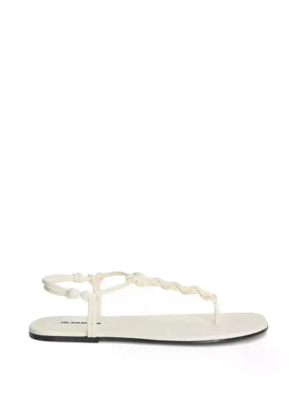 JIL SANDER Knotted Strap Sandals