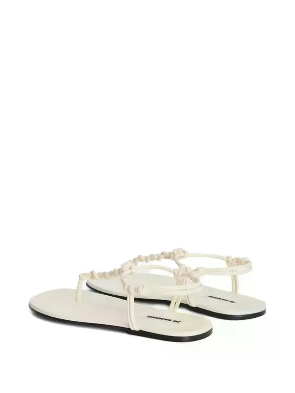JIL SANDER Knotted Strap Sandals