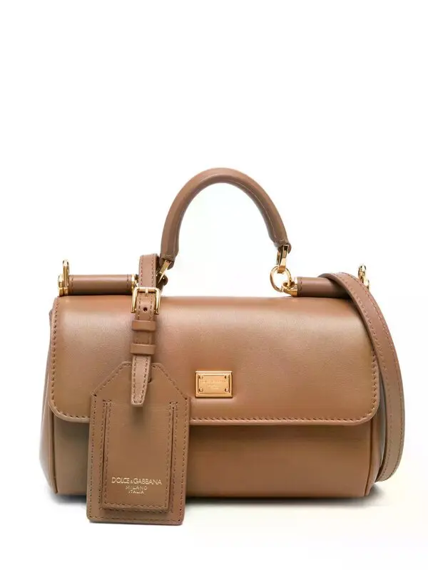 Dolce & Gabbana Top Handle Leather Shoulder Bag