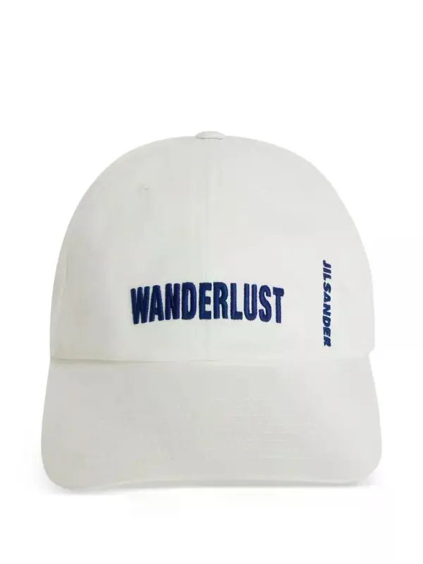 JIL SANDER Embroidered Baseball Cap - White