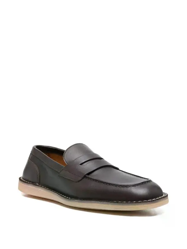 Dolce & Gabbana Penny Leather Loafers