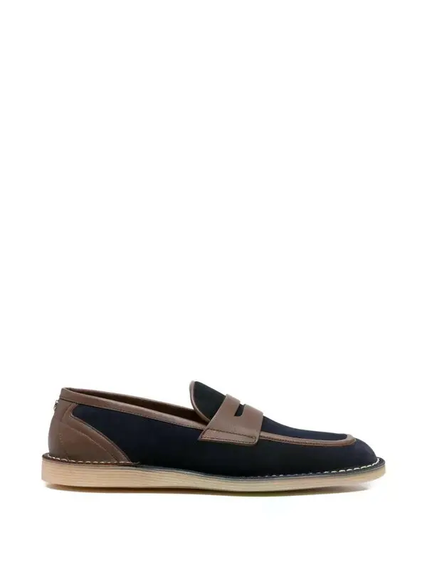 Dolce & Gabbana Panelled Leather Loafers