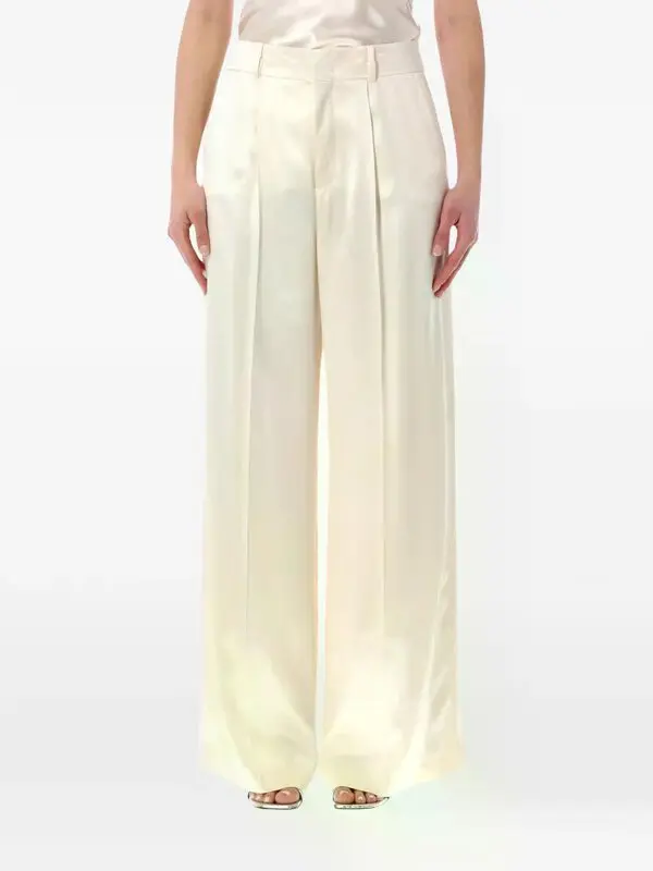 Alberta Ferretti Satin Trousers