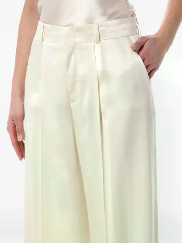 Alberta Ferretti Satin Trousers