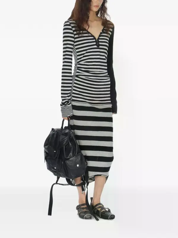 OPEN YY Striped Convertible Hook Top