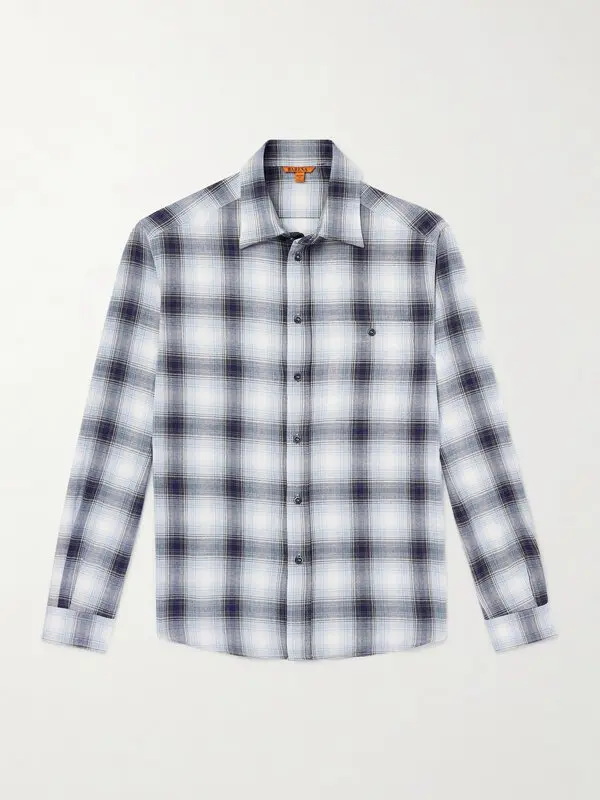 Barena Venezia Checked Cotton-flannel Shirt
