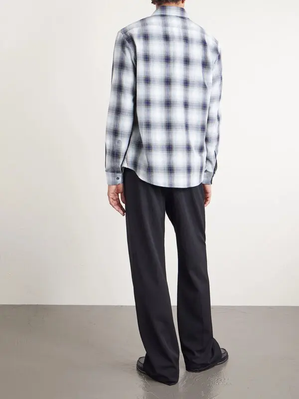 Barena Venezia Checked Cotton-flannel Shirt
