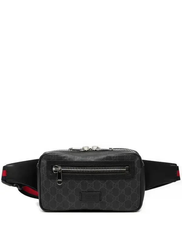 Gucci Gg Supreme Belt Bag - Black