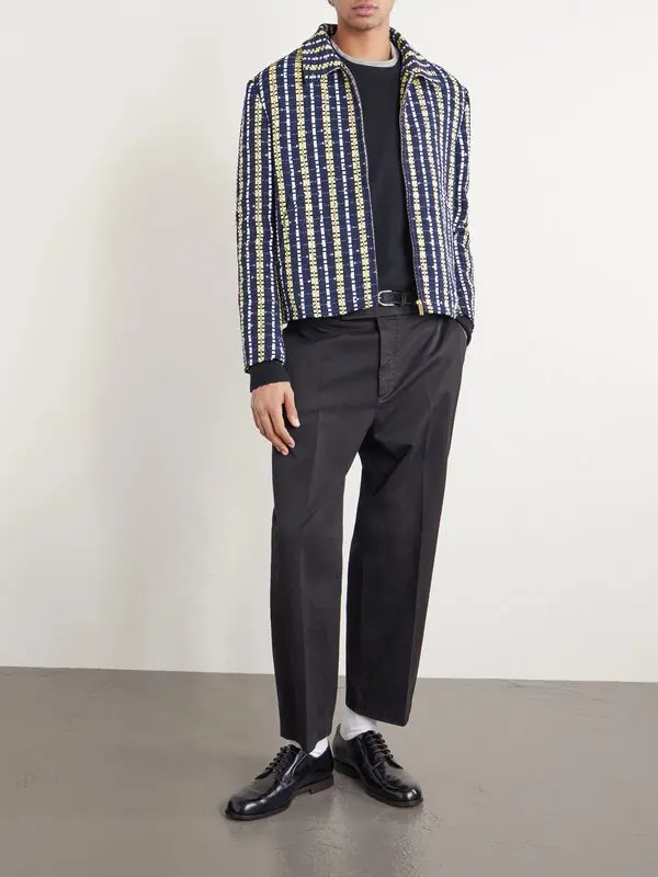 Thom Browne Cotton-blend Tweed Jacket