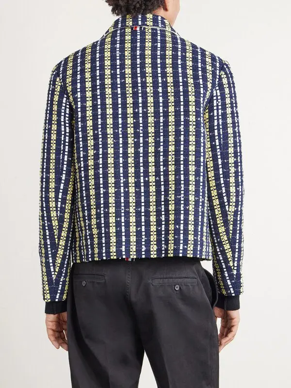 Thom Browne Cotton-blend Tweed Jacket