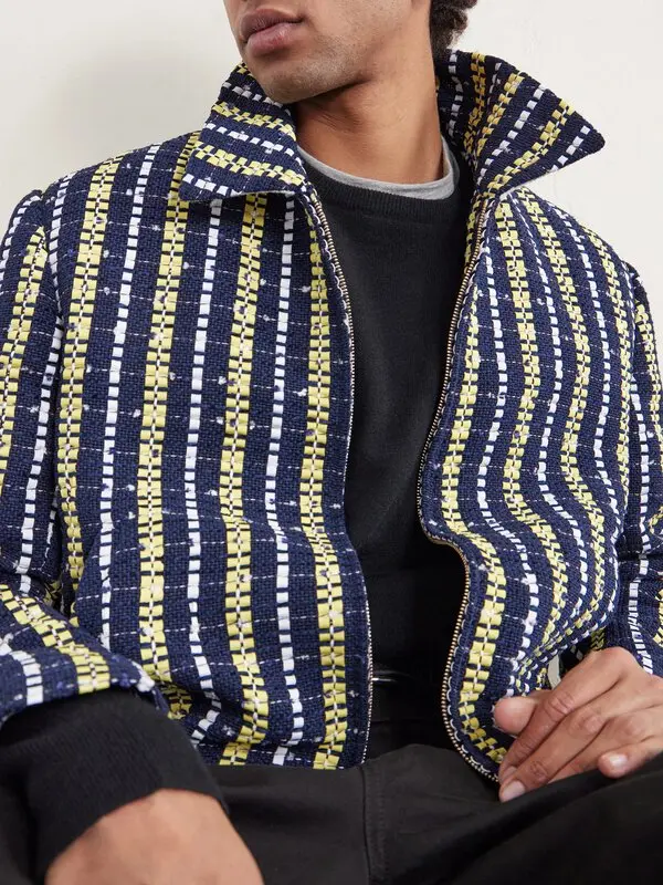 Thom Browne Cotton-blend Tweed Jacket