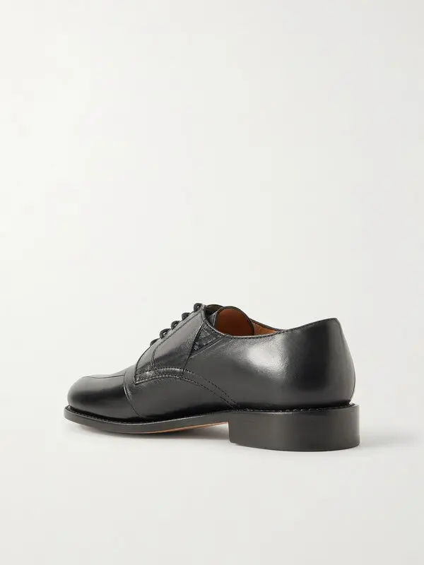 Our Legacy Patched Parade Leather Derby Shoes