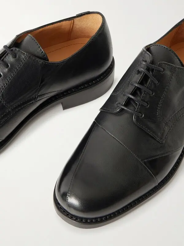 Our Legacy Patched Parade Leather Derby Shoes