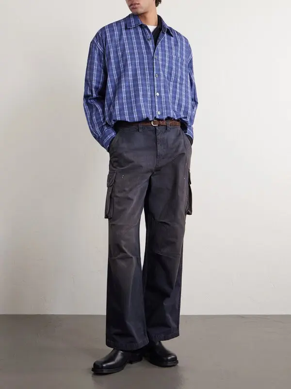 Our Legacy Mount Straight-leg Cargo Trousers - Black