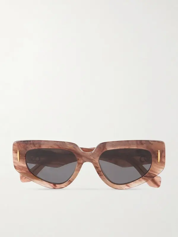 Loewe Anagram D-frame Sunglasses - Brown